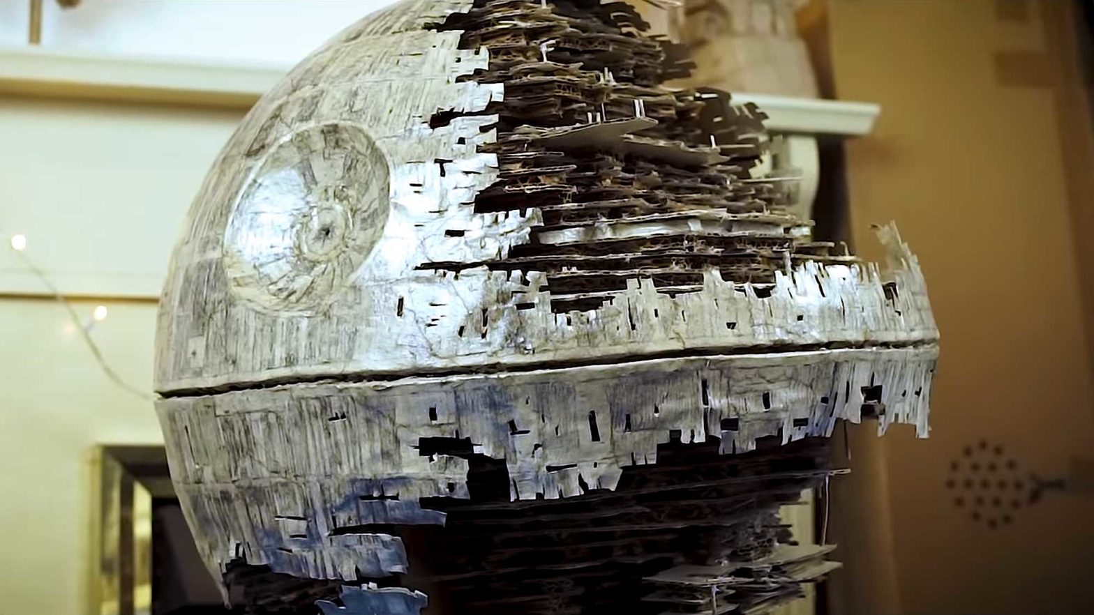 Death Star II Model Made Entirely Out Of Cardboard Is The Next Level Of ...