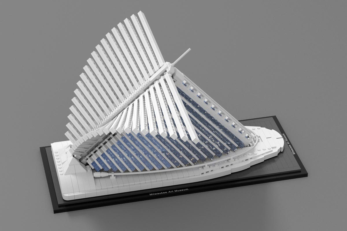 This LEGO MOC Of The Milwaukee Art Museum Deserves To Be An Official ...