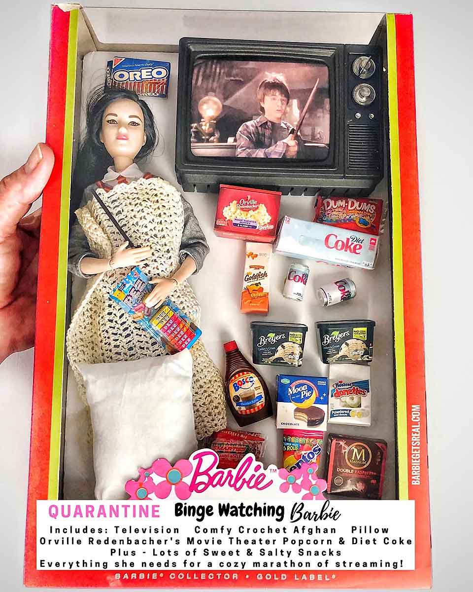 Quarantine Barbie: Realistic Representation Of Barbie Dolls Under ...