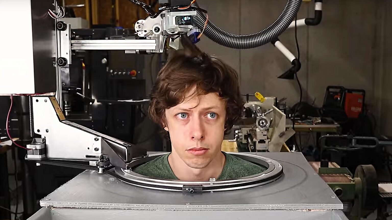 Dude Made A Robot That Cuts His Hair With A Pair Of Scissors (And It ...