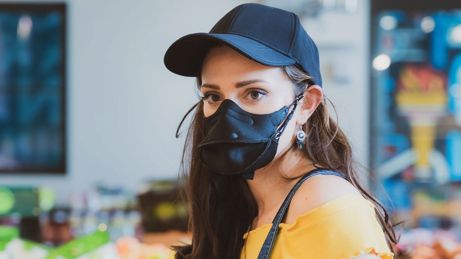 HideaMask Is A Baseball Cap With Integrated, Retractable Face Mask