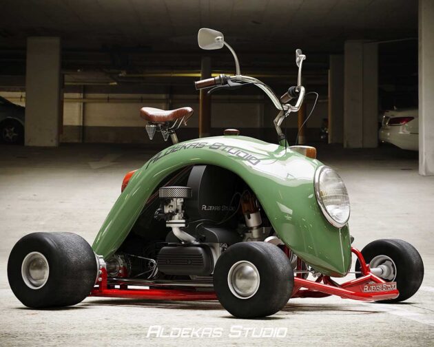 Car Customizer Used The Fender Of A VW Beetle To Create This Cool Go ...