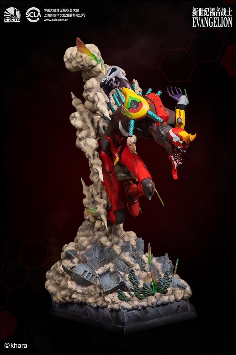 Evangelion Unit 02 Beast Mode Accurately Represented In This Stunning ...