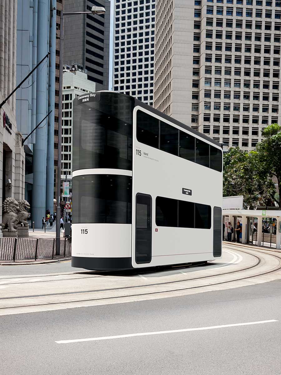 Island Is A Driverless Tram Concept With Social Distancing In Mind