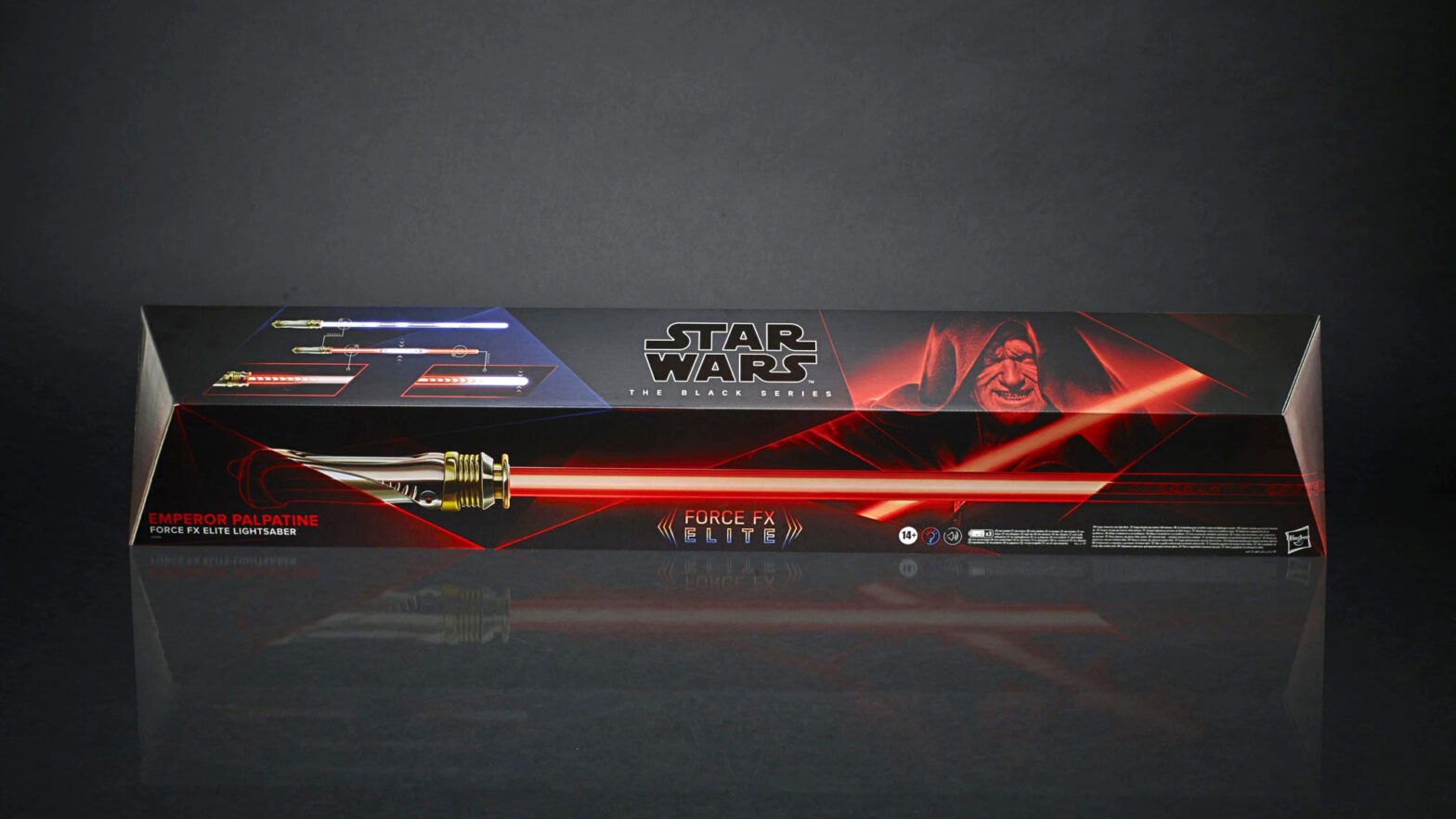 Star Wars The Black Series Emperor Palpatine Force FX Elite Lightsaber