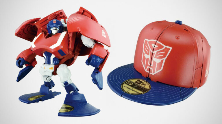 This Is Transformers Captimus Prime, A Transforming Baseball Cap
