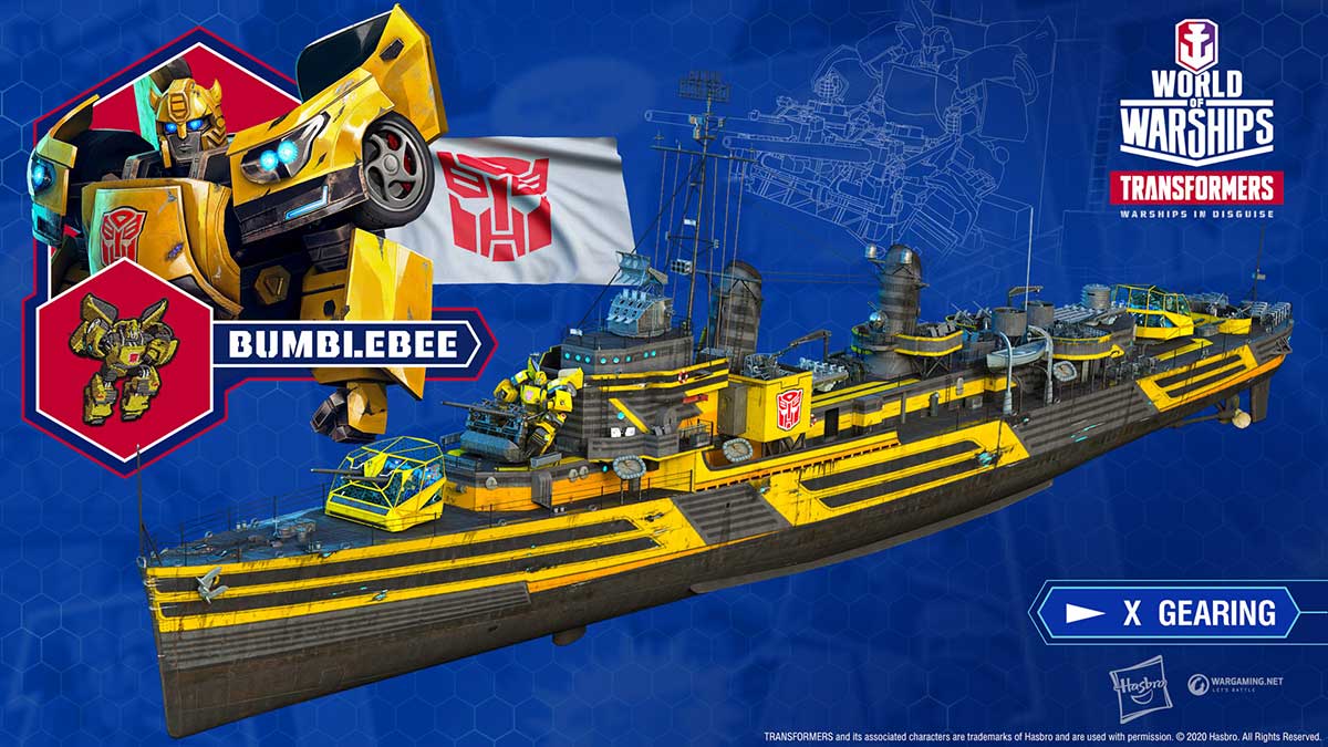 Hasbro’s Transformers Joins In The Naval Battle In World Of Warships