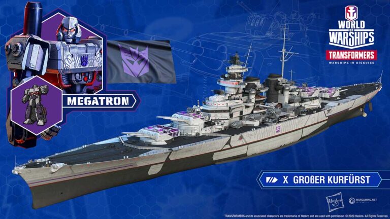 Hasbro’s Transformers Joins In The Naval Battle In World Of Warships