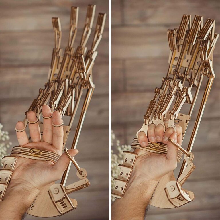 Buildable Wooden Robot Hand Is An Affordable Way To Cultivate ...