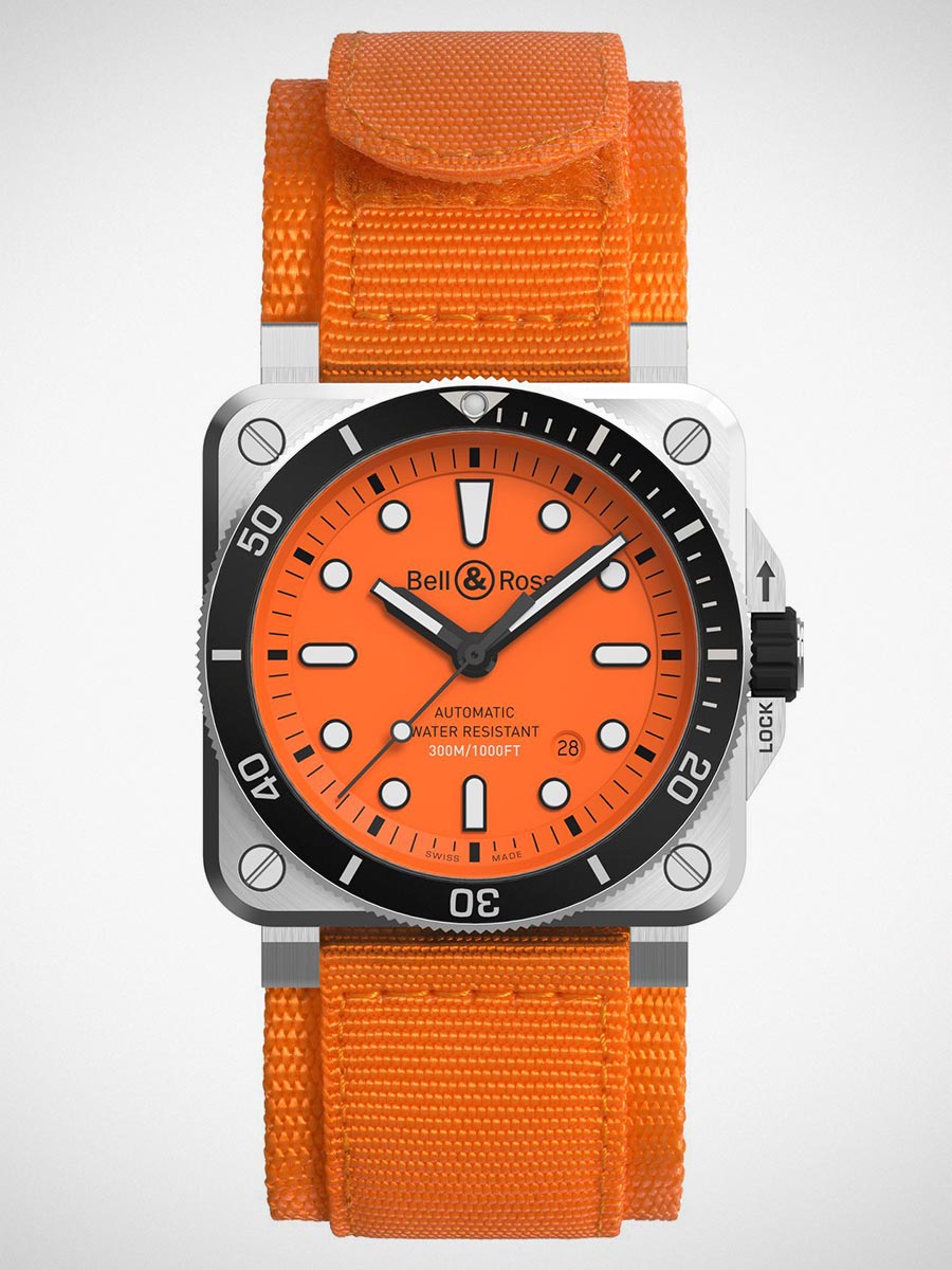 Bell & Ross BR 03-92 Diver Orange Makes Sure Even Plankton Will Notice ...