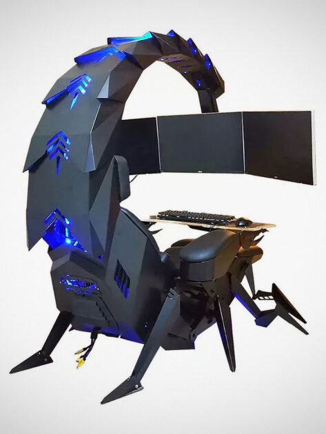 Cluvens Scorpion Computer Cockpit: Game And Work Like A Scorpion King ...