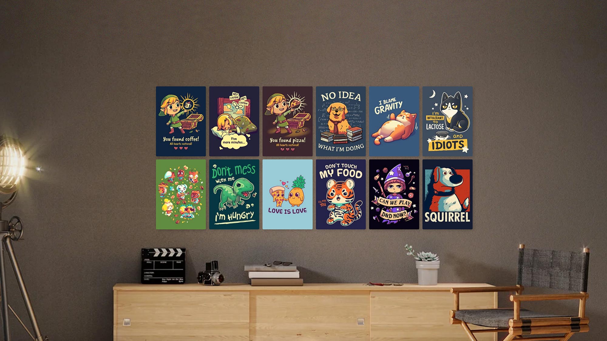 These Magnetically Mounted Metal Posters Let You Switch Out Posters
