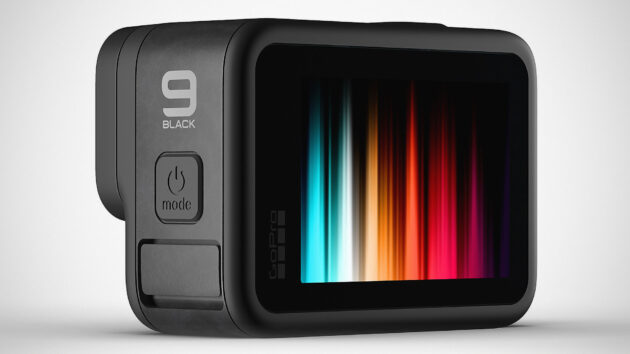 GoPro HERO9 Black Action Camera Has A Front-facing Color Display
