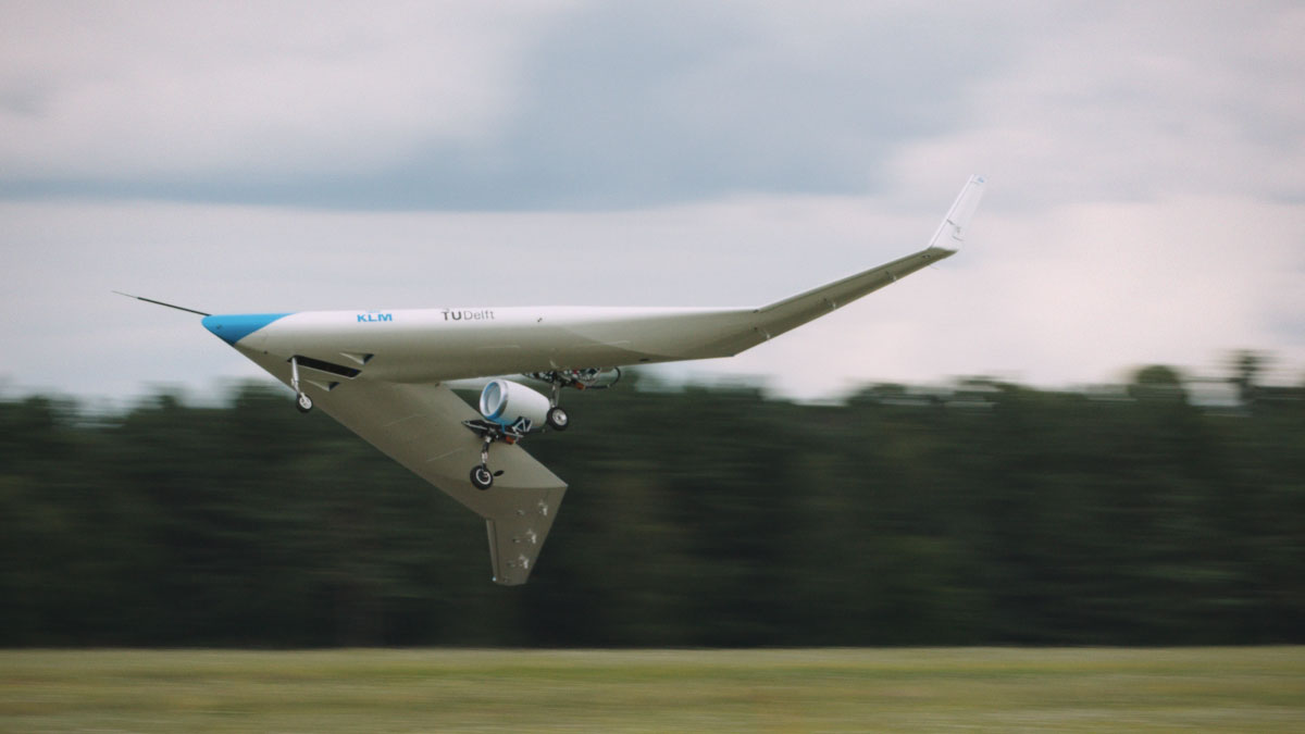 KLM And TU-Delft’s Flying-V Made Successful First Flight… As A Scale ...