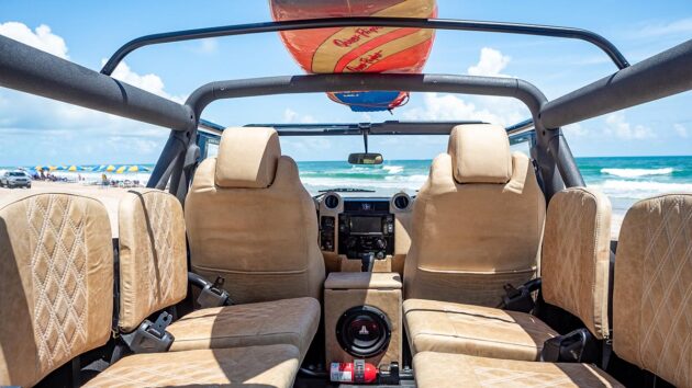 E.C.D.’s Latest Project Is A Custom Defender 90 Beach Cruiser