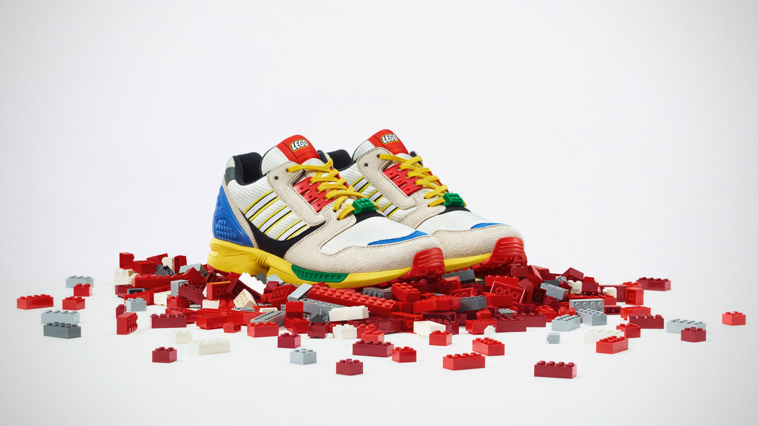 Official Look At The adidas Originals ZX 8000 LEGO Sneakers That Isn’t ...