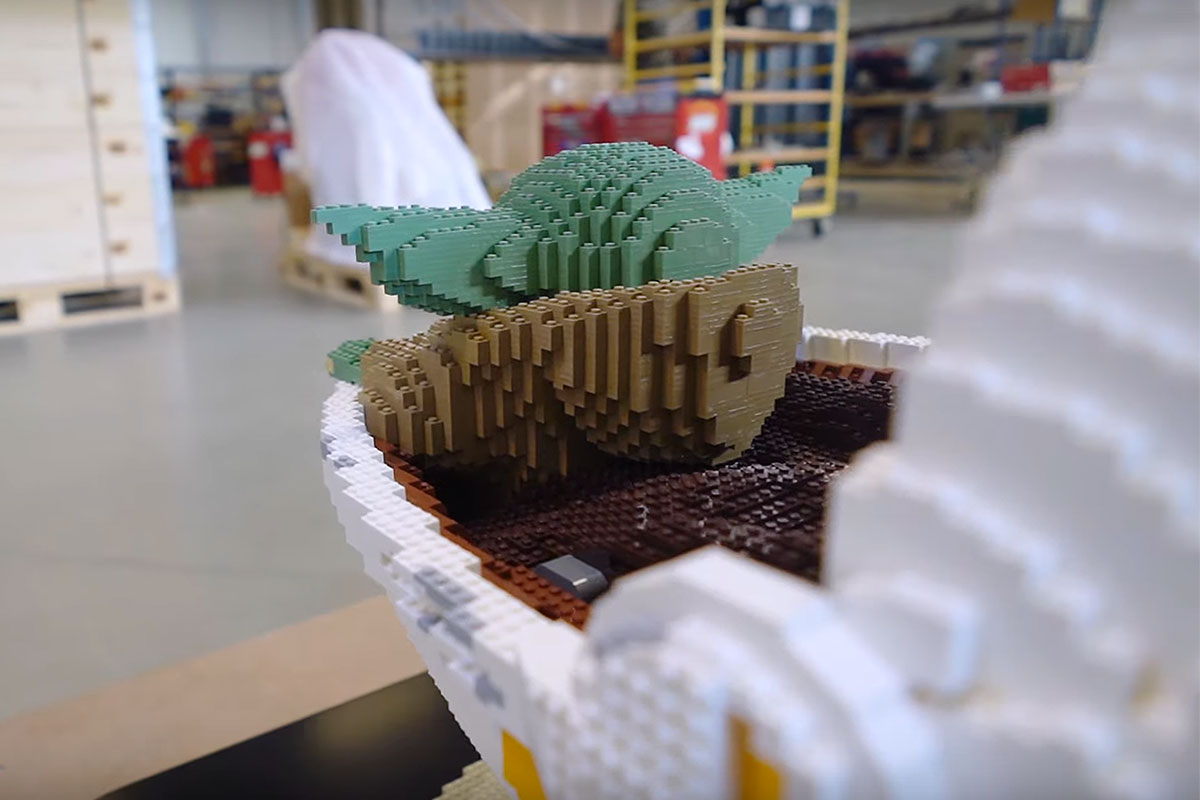 LEGO Celebrates Season 2 Of The Mandalorian With Life-size Model Of The ...