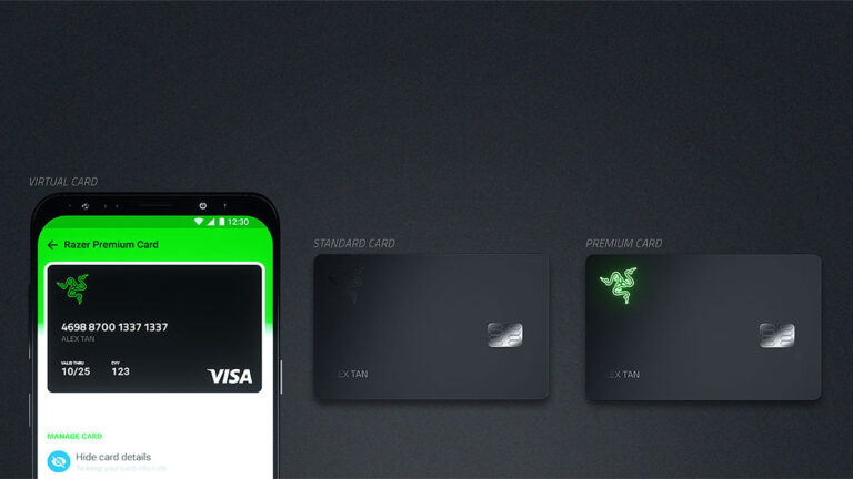 Razer Card’s Premium Physical Card Will Light Up On Payments