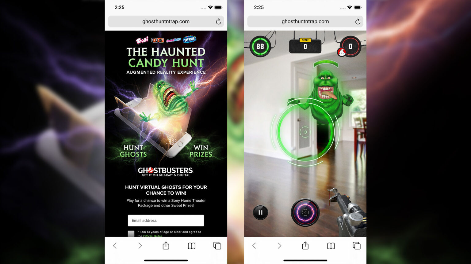 The Haunted Candy Hunt AR Game Lets You Become A Ghostbuster