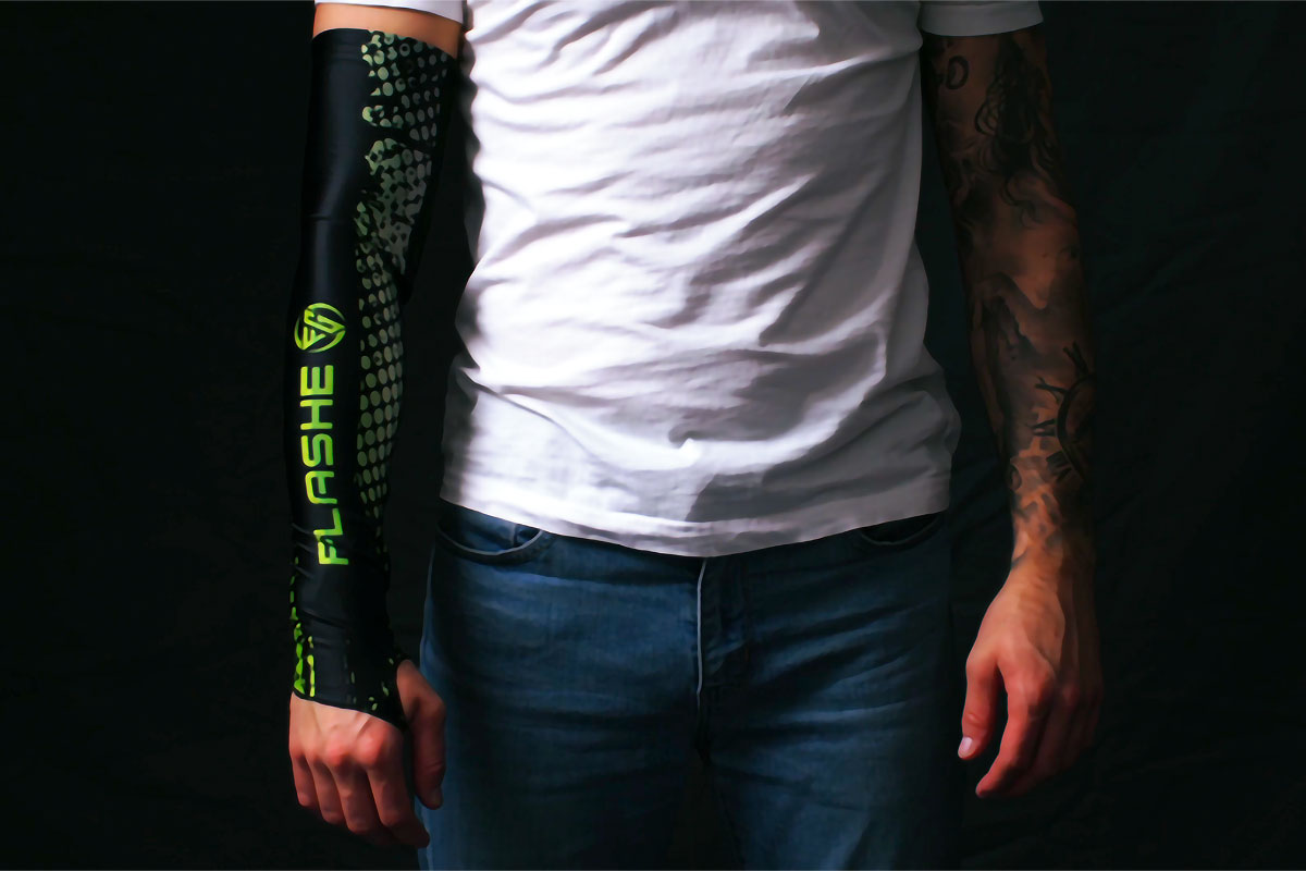 Flashe Xsleeve: Performance Compression Sleeve For Esports Athletes