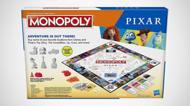 Pixar’s Popular Animated Films Come Together In This New Monopoly Board ...