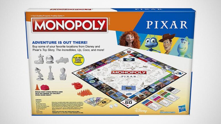 Pixar’s Popular Animated Films Come Together In This New Monopoly Board ...