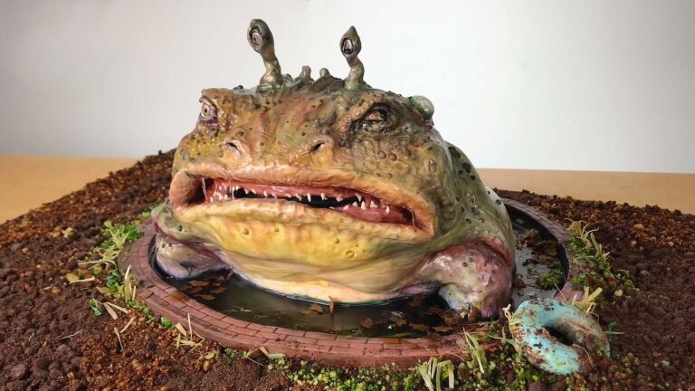 Believe It Or Not, This Realistic Mutant Toad Sculpture Is An Edible Cake