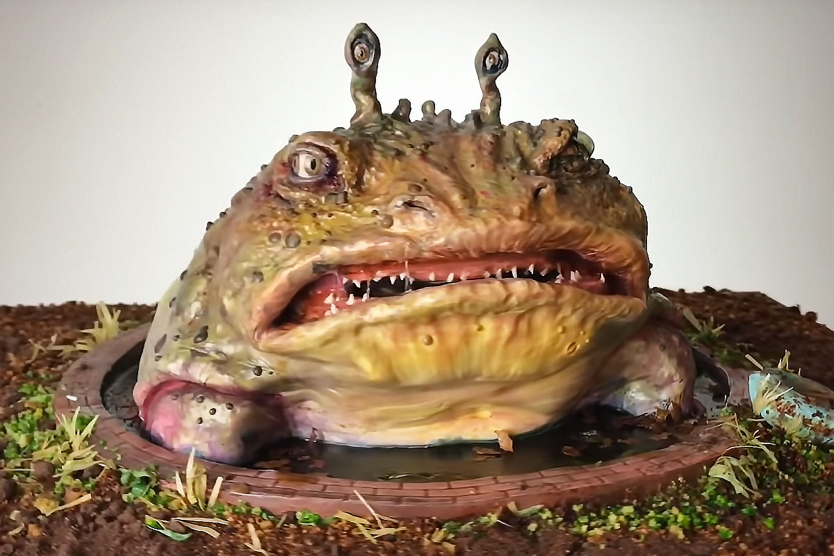 Believe It Or Not, This Realistic Mutant Toad Sculpture Is An Edible Cake