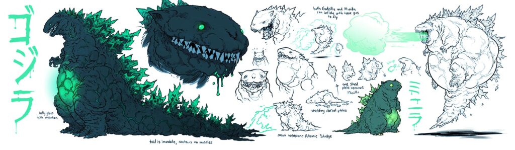 Two Artists Redesigned Godzilla And They Look Absolutely Dope