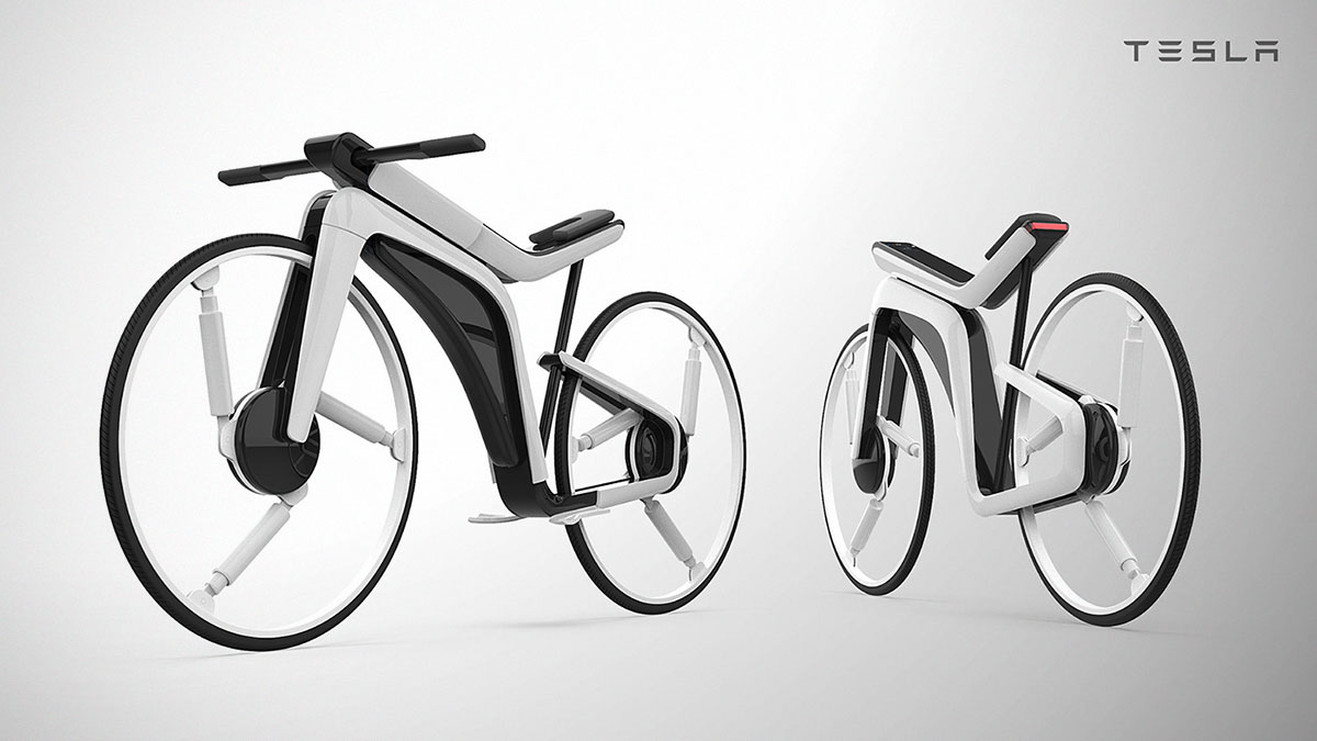 Tesla Model B Concept Is Not An Official Tesla Electric Bicycle, But It ...