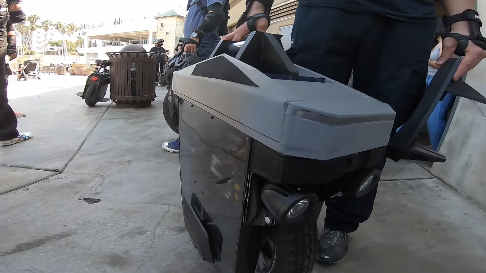 Cyberwheel: It’s An Electric Unicycle With A Tiny Cybertruck For Its ...