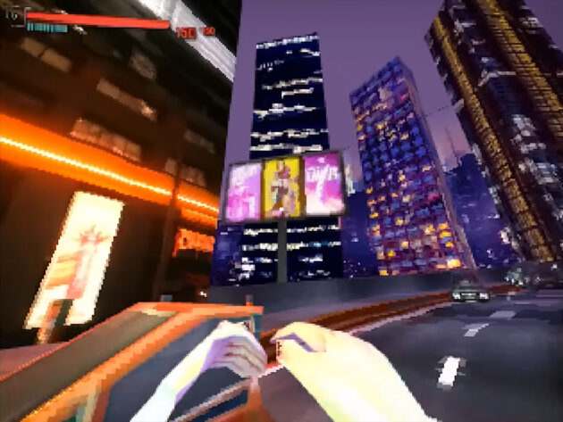 Cyberpunk 2077 Presented As A Video Game For PlayStation 1