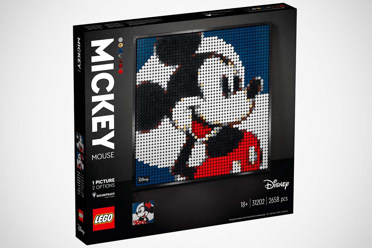 LEGO 31202 Art Disney’s Mickey Mouse Is The Latest To Join LEGO Wall ...