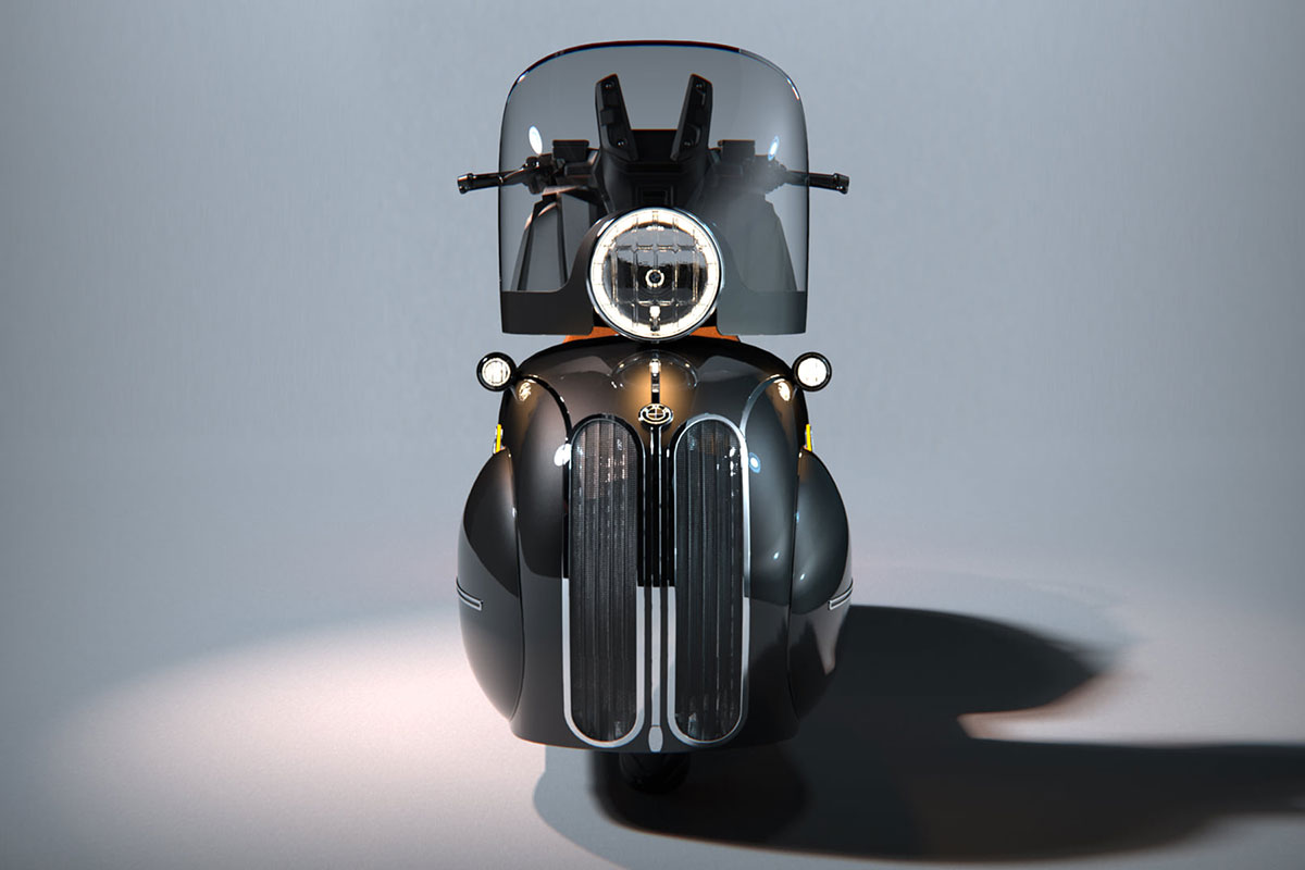 Nmoto Golden Age Kit Will Turn BMW C400X Into A Classy, Retro-style ...