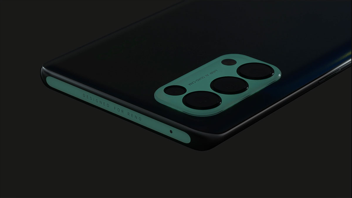 Oppo Reno5 Smartphone Has A Glow-In-the-Dark Camera Bump Because, It Can