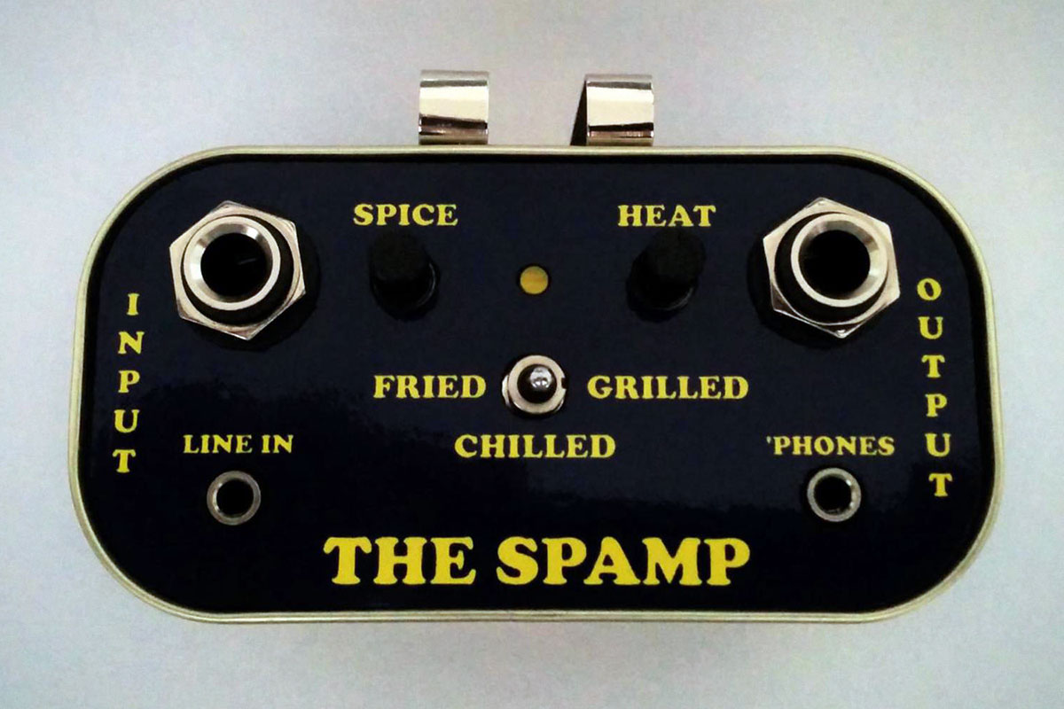 A Guitar Practice Amplifier That Looks Like A SPAM Can. Need We Say More?