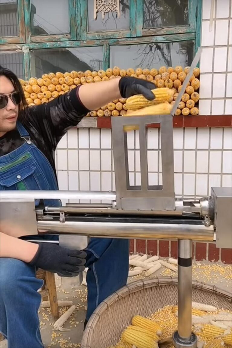 This Corn Kerneler Looks Like A Bazooka, Shoots Out Corncob