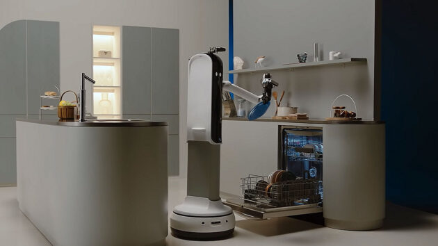 Samsung Vision Of Home Robots Include A One-arm Robot Called Handy
