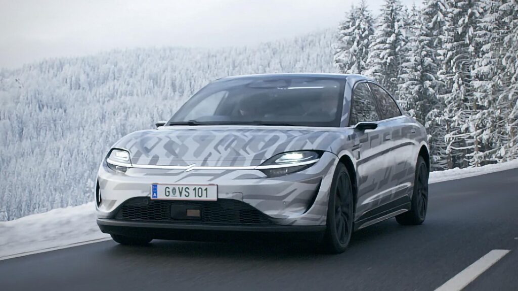 Sony VISION-S Prototype Undergoes Public Road Testing In Europe