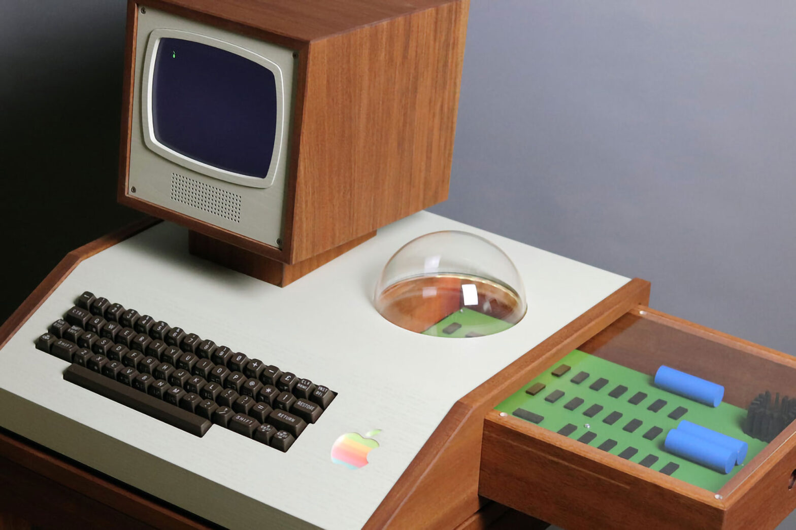 Someone Made A Custom Display For The Original 1976 Apple-1 And It Is ...
