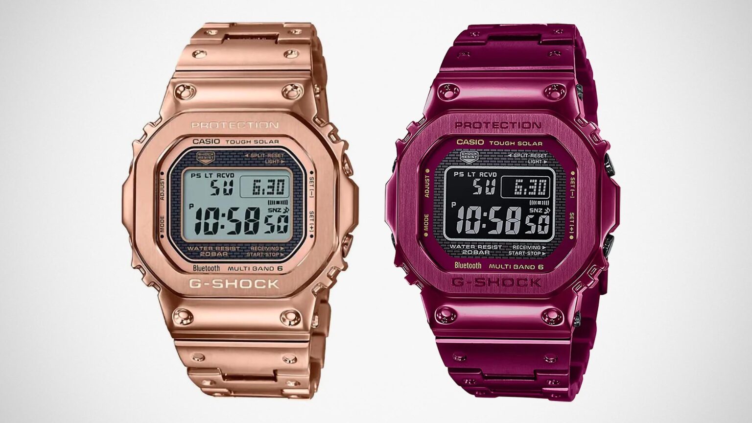 Casio Adds Rose Gold And Red IP Finished Variant To Its G-Shock Full ...