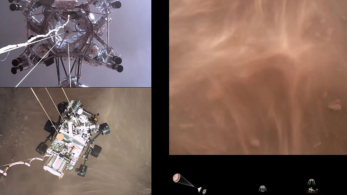 Watch The Entire Landing Of The Mars Rover Perseverance On The Red Planet