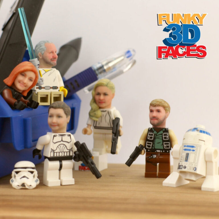 Personalized Minifigure With 3D Printed Miniature Head Sculpt Of Your ...