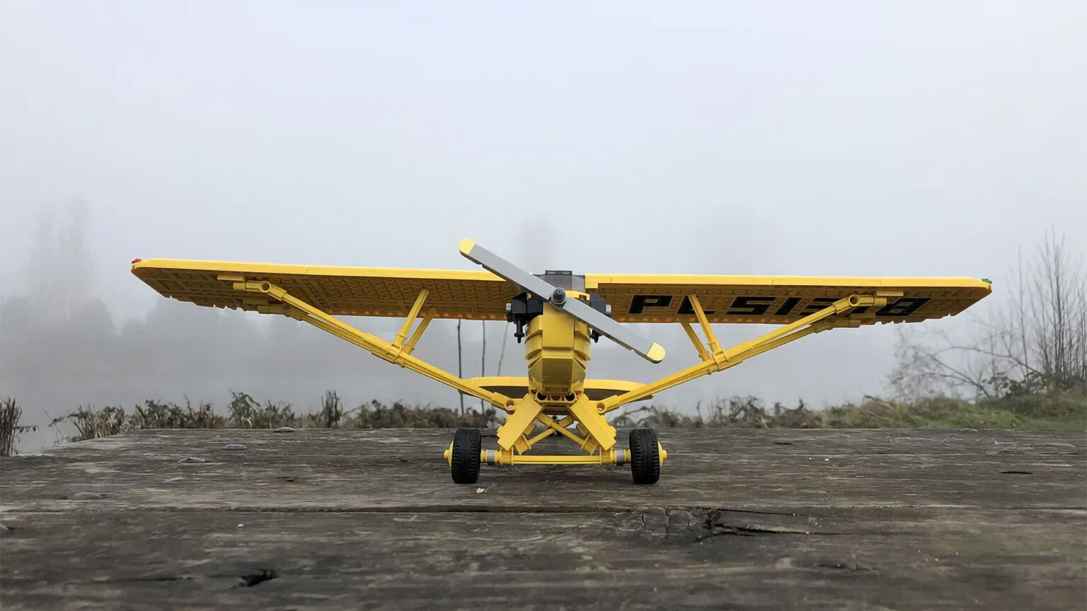 Check Out This Awesome LEGO MOC Of The Classic Piper J3 Cub On LEGO Ideas