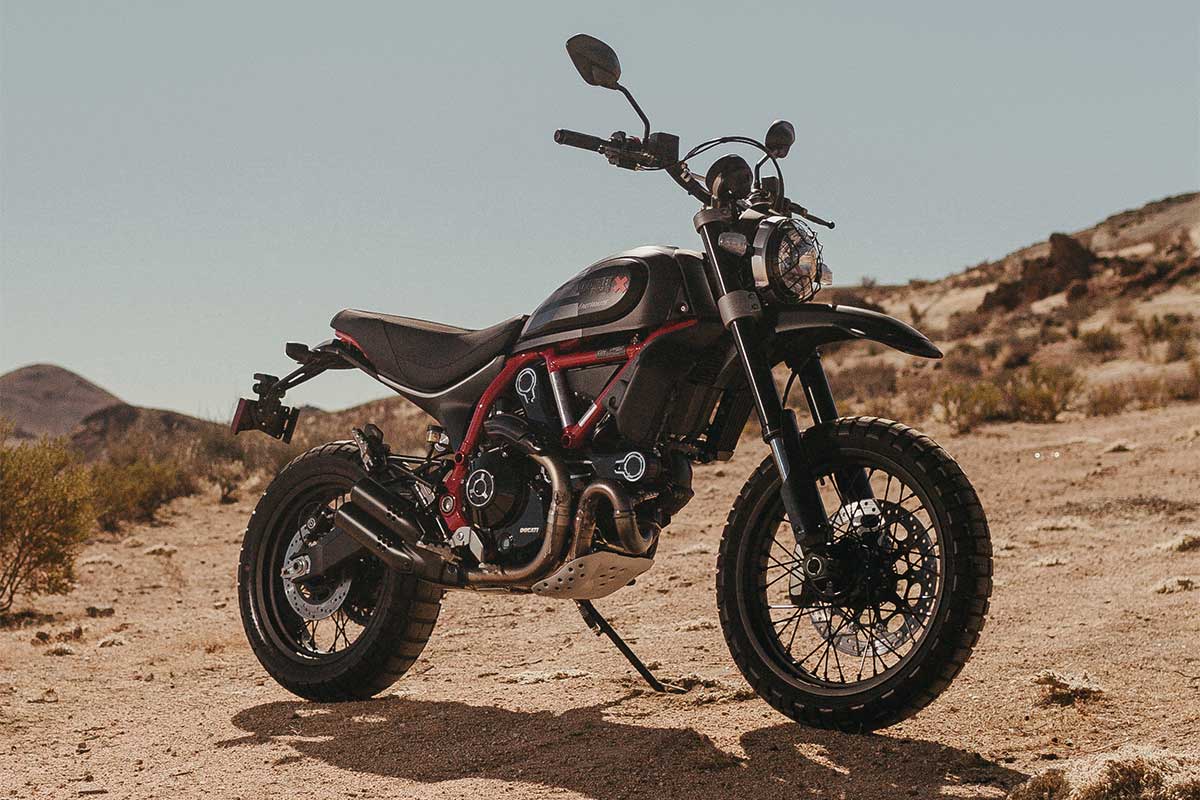 Scrambler Ducati Desert Sled Fasthouse Celebrates Victory in 2020 Mint ...