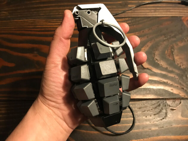 Grenade Keyboard Because, In This Day And Age, Words Could Be Weapons Too