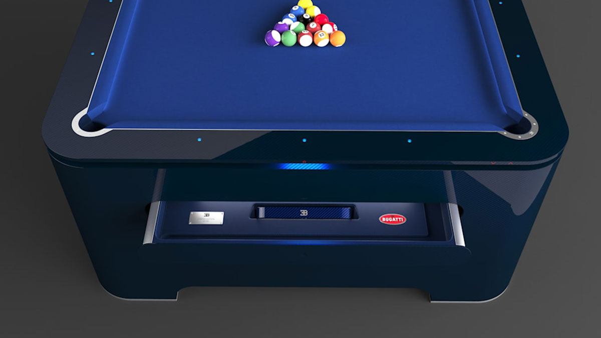 Bugatti Wants To Sell You A Self-leveling Pool Table That Will Stay ...