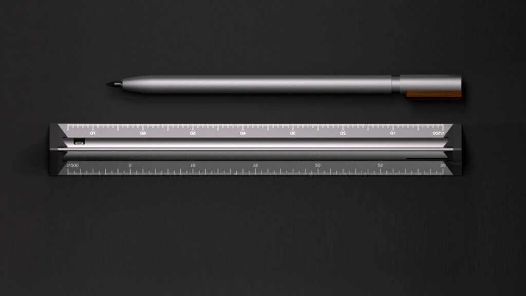 This Gorgeous Ruler Also Serves As Pen Sleeve, So You Will Never Forget ...