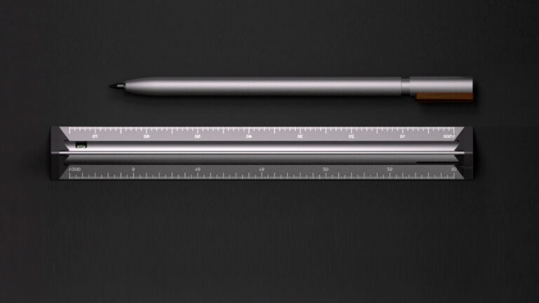 This Gorgeous Ruler Also Serves As Pen Sleeve, So You Will Never Forget ...