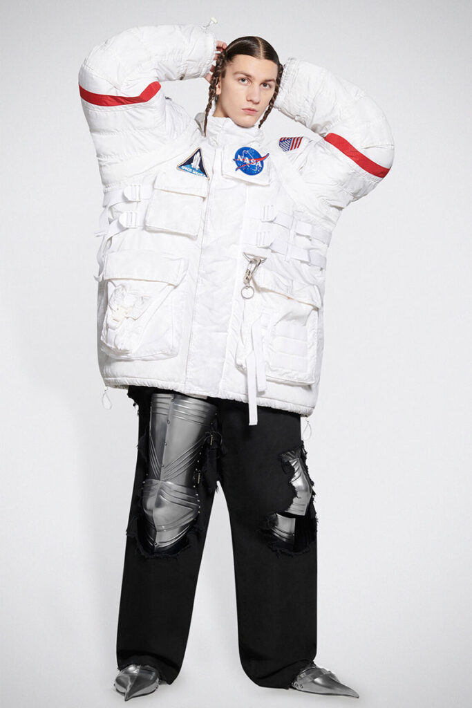 Balenciaga Partnered With NASA For NASA Space Parka And Space Backpack